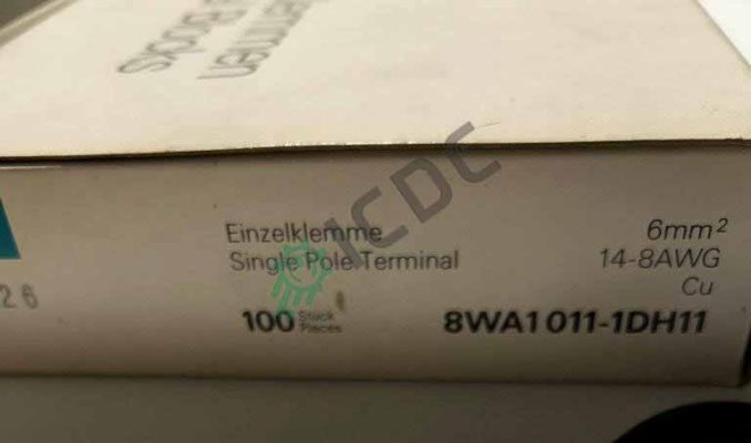 SIEMENS 8WA1011-1DH11| Available in Stock in ICDC!